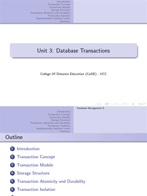 Unit 3 Pdf Database Transaction Databases