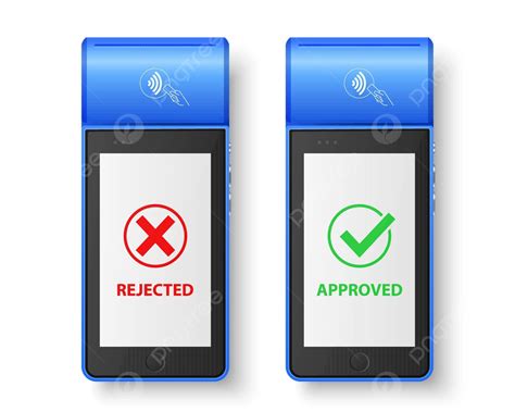 Blue Nfc Payment Terminal With Wifi And Status Vector Phone Mock Up Nfc Payments Png And