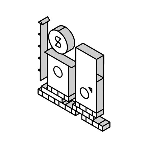 Gender Wage Gap Feminism Woman Isometric Icon Vector Illustration