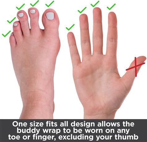Braceability Buddy Tape Toe Splint Wraps Non Slip Taping Straps For Toe Injuries 2 Pack