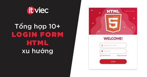 Login Form Html Tạo Form đăng Nhập Html Với 12 Mẫu Cực đẹp Itviec Blog