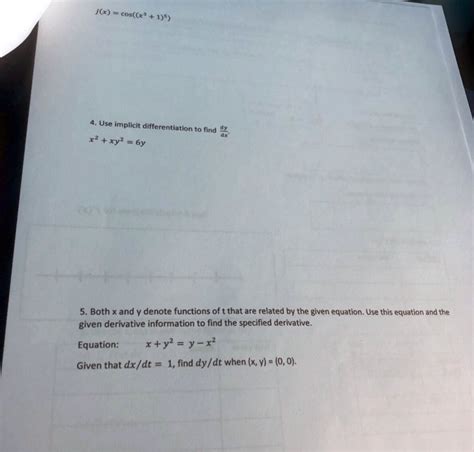solved i x cos x 1 use implicit differentiation find xy both x