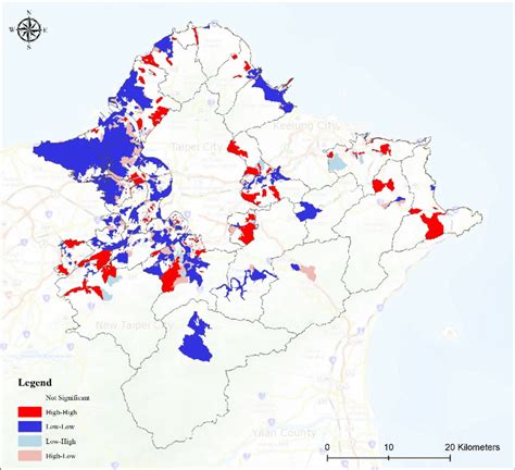 Bivariate Spatial Autocorrelation Analysis Map Download Scientific