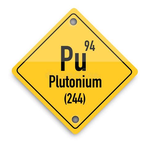 Radioactive Periodic Elements Plutonium Corporative Business Concep