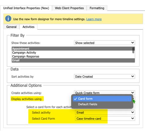How To Customize Activity Timestamps Within Dynamics 365