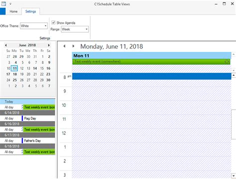 Outlook Style Scheduler Control For Winforms Apps Componentone
