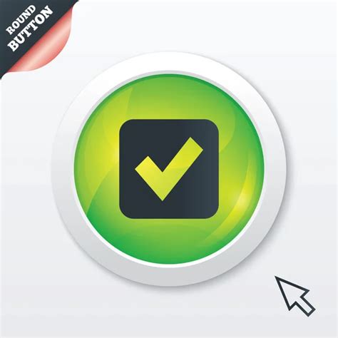 Check Mark Sign Icon Checkbox Button Stock Photo By Blankstock 39120327