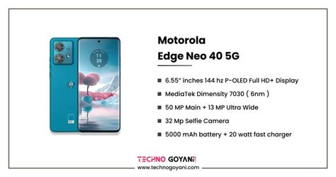 Motorola Edge Neo G Price Full Specifications Release Date Techno Goyani