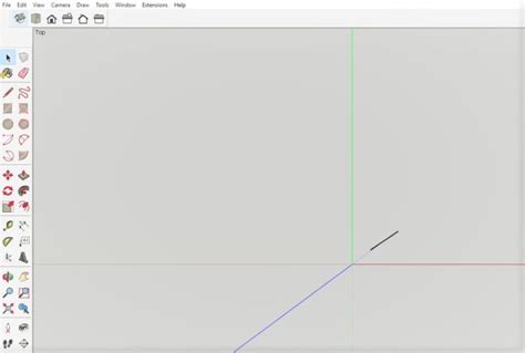 Sketchup Tutorial Line Rectangle Dimensional Input Adebeo Sketchup Training
