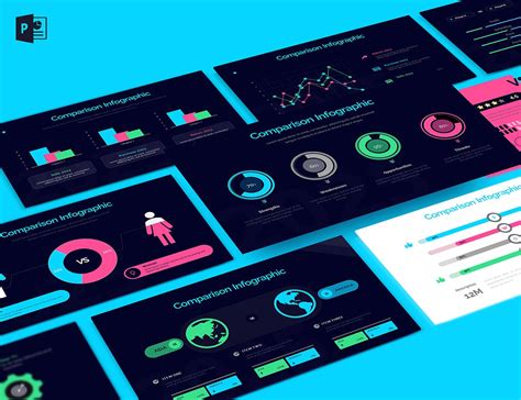 比较信息图表ppt模板 Pptxppt 云瑞设计