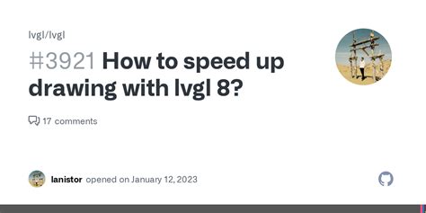 How To Speed Up Drawing With Lvgl Issue Lvgl Lvgl GitHub