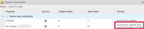 Autocad Attributes Is Not Updated When Editing User Defined Properties In Vault 2024