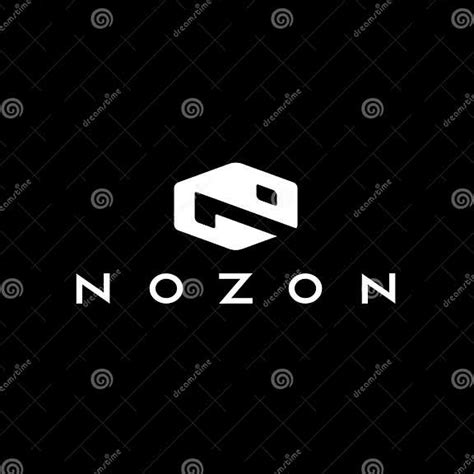 Letter N Initials Hexagon Logo Stock Vector Illustration Of Sign