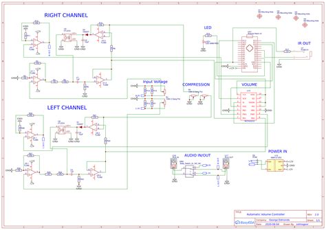 Stereo Automatic Volume Leveller With Remote Control OSHWLab