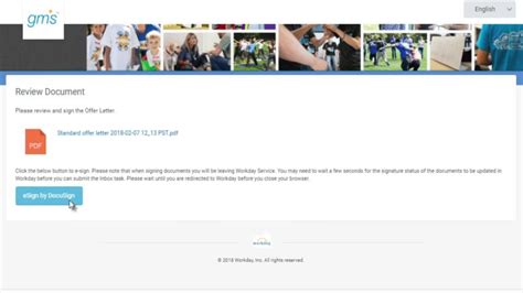 Docusign For Workday Solution Candidate Offer Letter Gha