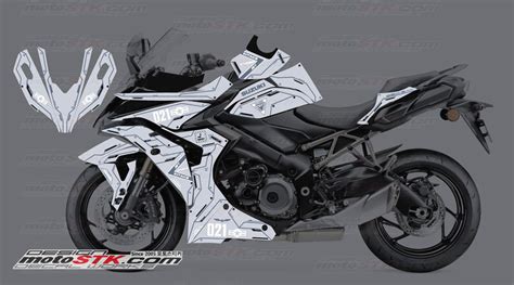 스즈키 S1000gt 튜닝 데칼스티커 오토바이데칼 세트 전투기 스타일