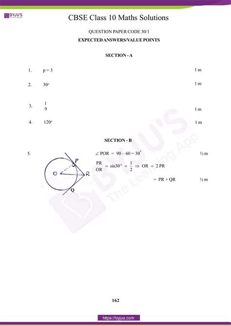 Cbse Class 10 Maths Previous Year Question Paper 2015 Solutions