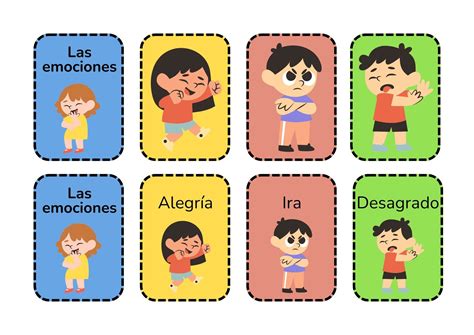 Caras De Emociones Para Niños Imprimibles Imágenes De Caras