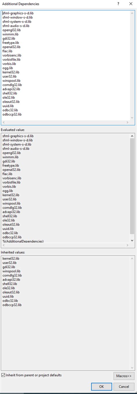 C Подключение статичных библиотек Sfml Network если быть точным