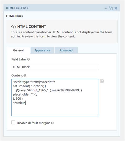 Css Remove Line From Html Input Mask Gravity Forms Stack Overflow