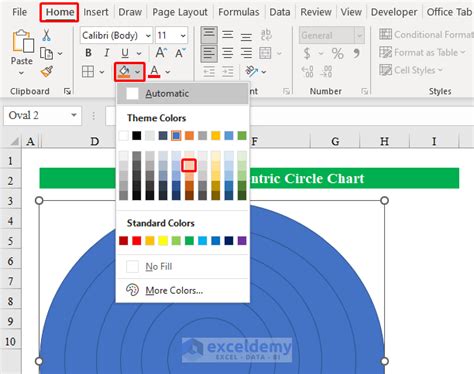 How To Create Concentric Circle Chart In Excel With Easy Steps
