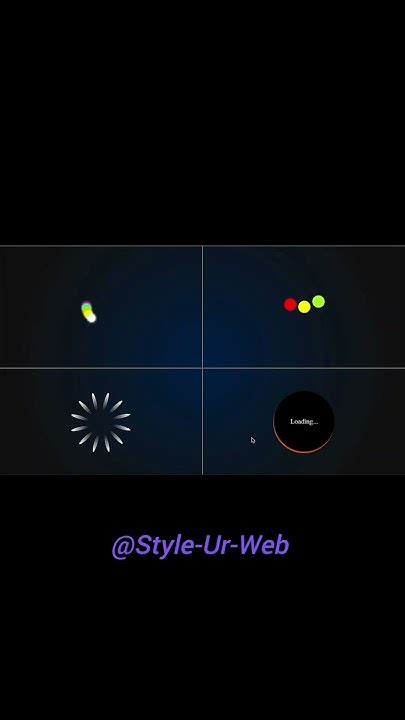 Loader Using Html Css🔥css Loader Stylescsshtmlloaderanimationstylescodingshorts