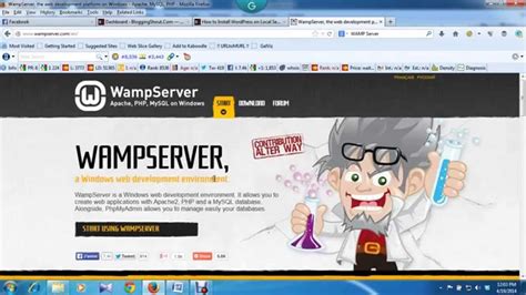 How To Install Wordpress On Local Server Using Wamp Youtube