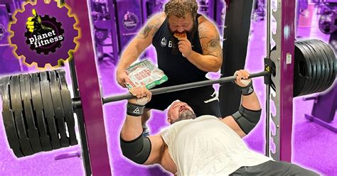 Brian Shaw Crushes Massive 560lb Bench Press In Return To Planet Fitness With Robert Oberst