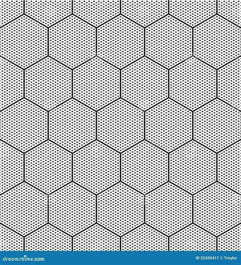 Seamless Hexagons Texture Stock Vector Illustration Of Pattern 35350417