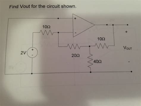 solved find vout for the circuit shown