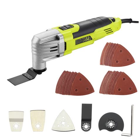 Oscillating Multi Tool Dewinner 300w 0 23000opm With Accessory Set Kit With Saw Blade Cutting