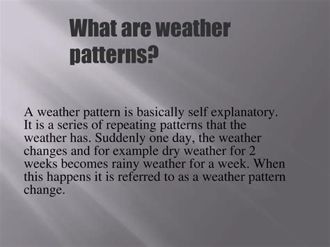Weather Patterns And Storms Ppt Download