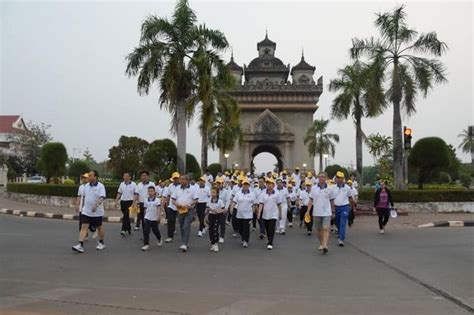 ຍ່າງເພື່ອສຸຂະພາບສະຫລອງວັນໄປສະນີ ແລະ ວັນໂທລະຄົມມະນາຄົມ ແຫ່ງຊາດ