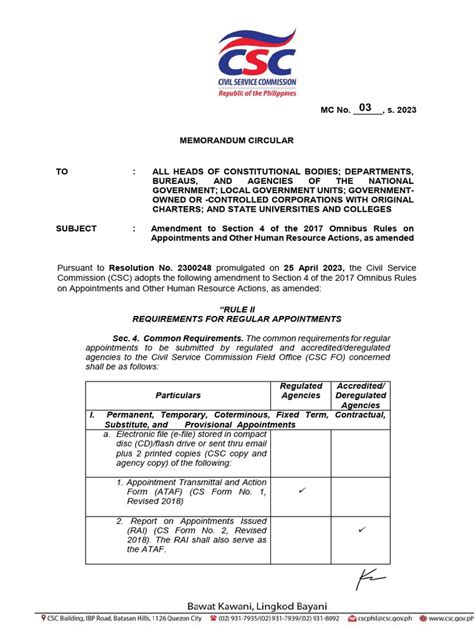Mc No 03 S 2023 Csc Resolution No 2300248 Pdf