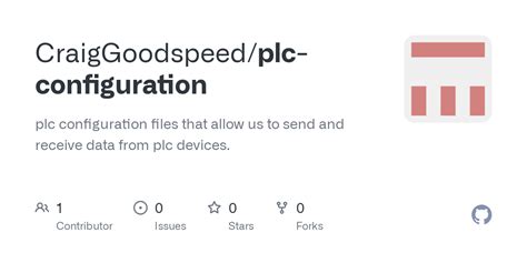 Github Craiggoodspeedplc Configuration Plc Configuration Files That Allow Us To Send And Github Craiggoodspeedplc Configuration Plc Configuration Files That Allow Us To Send And