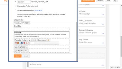 How To Designcustomize And Add Gadgets To Your Website Using Blogger