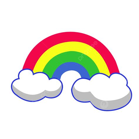 무지개 구름 벡터 구름 무지개 컬러 레인보우 Png 일러스트 및 벡터 에 대한 무료 다운로드 Pngtree