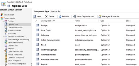 First Step Overview Of Options Set Field In Dynamics 365 Dynamics Chronicles