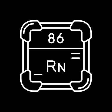 Radon Line Inverted Icon 41707677 Vector Art At Vecteezy