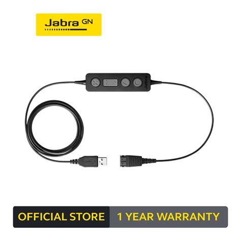 Jabra Link Usb Adapter For Corded Qd Headset Shopee Philippines