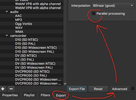 export fails everytime no matter which format i choose bug shotcut
