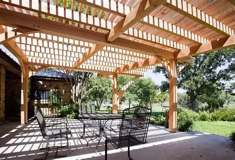 Texas Timber Frames Pergola By Texas Timber Frames Via Flickr Casa