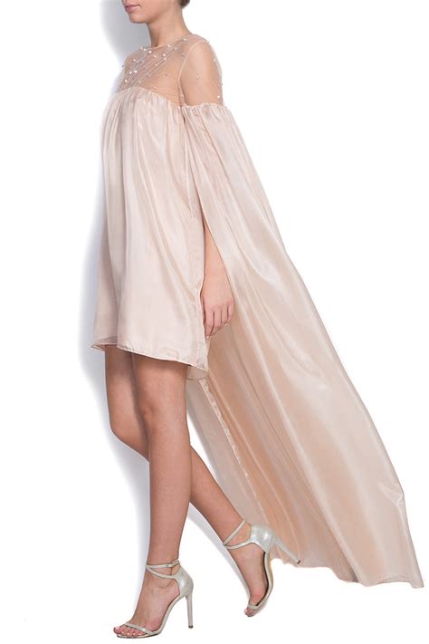 Aureliana Rochie Tip Capa Cu Aplicatii De Cristale Swarovski We