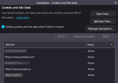 Firefox Is Not Saving Cookies Of Gmail And Asking Password On Restart