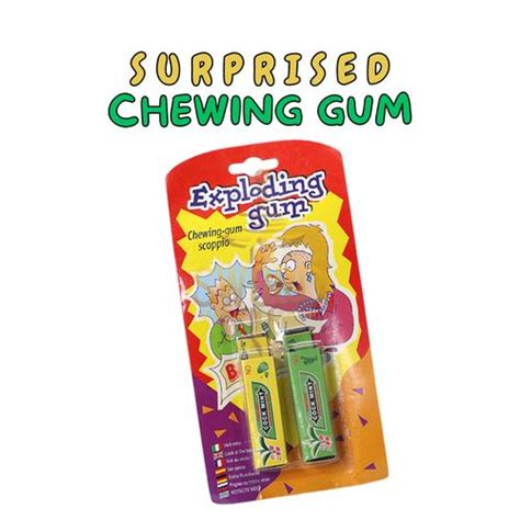 Jual Mainan Surprised Chewing Gum Jokes Chewing Gum Exploding Gum