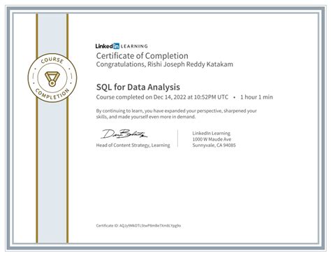Just Finished Sql For Data Analysis By Nikiya Simpson Rishi Joseph Reddy Katakam