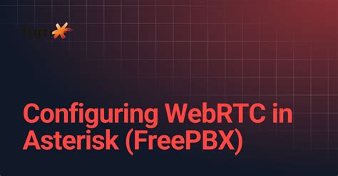 Configuring Webrtc In Asterisk Freepbx Itgrix Database