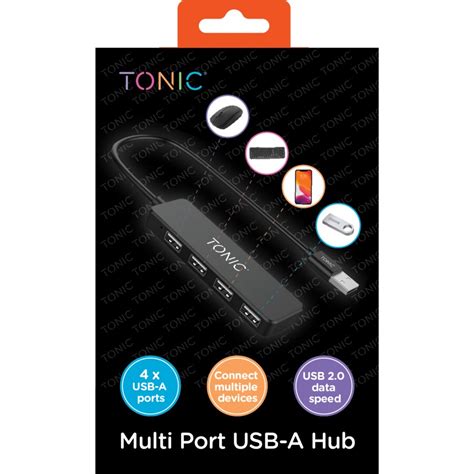 Tonic Multi Port USB A Hub BIG W