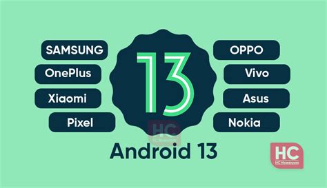 Android 13 Device List Samsung Xiaomi Oneplus Realme Oppo Vivo