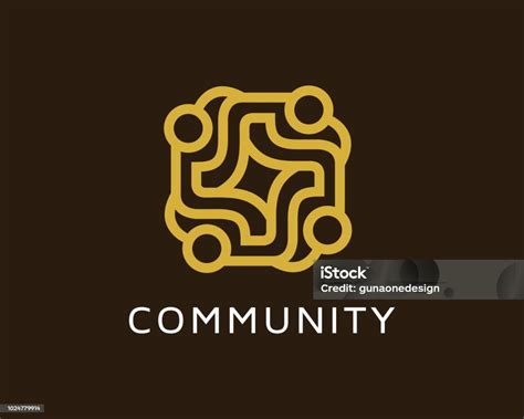 추상 모노 그램 사람들 기호 서식 파일 디자인 벡터 상징 디자인 컨셉 창조적인 기호 아이콘 주택 소유권에 대한 스톡 벡터 아트 및 기타 이미지 Istock